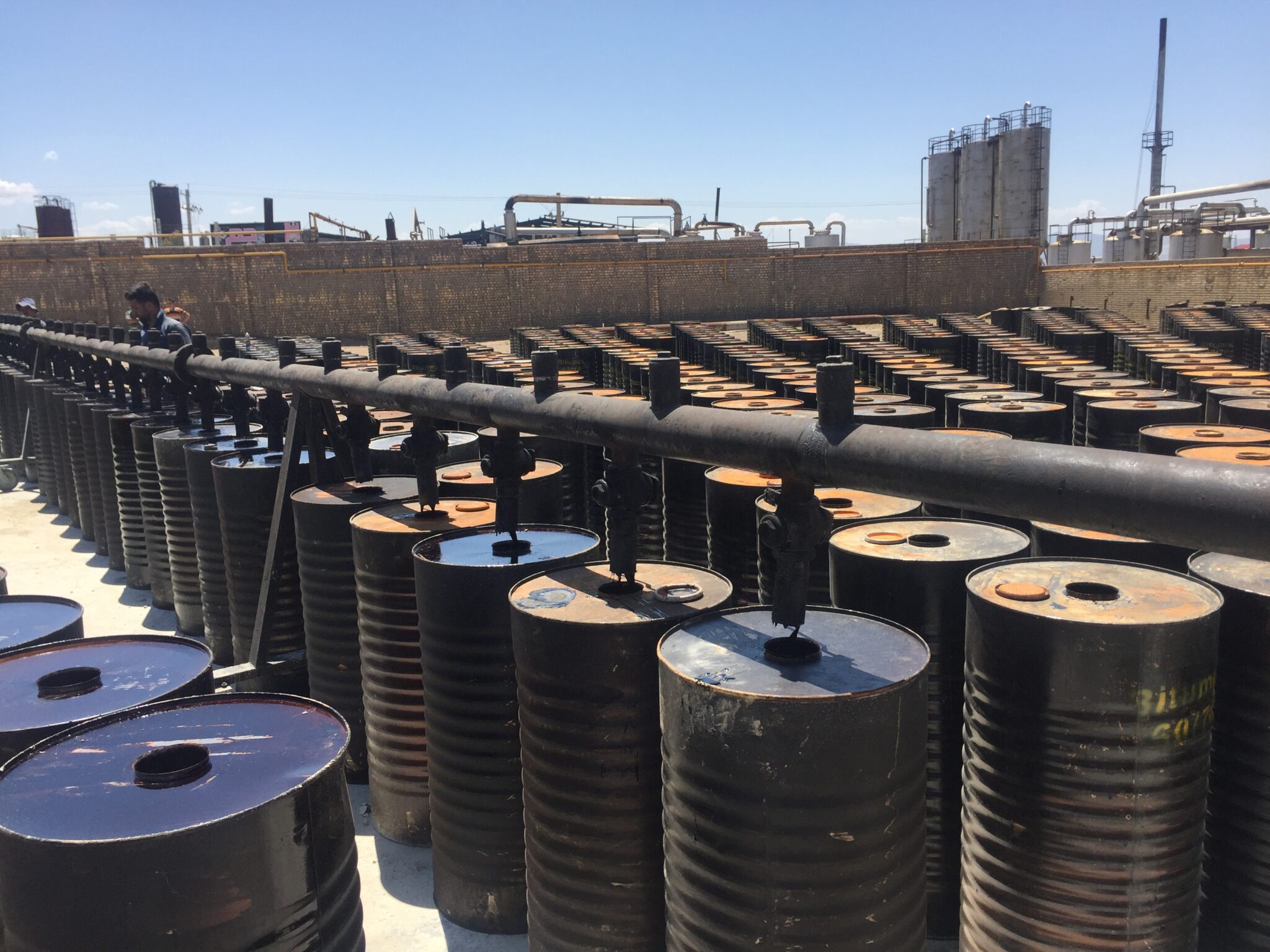 New-Steel-Drum-Packaging | Bitumen Iran